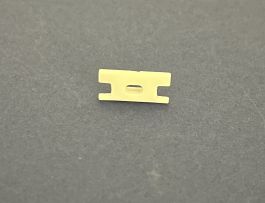 End cap with hole in white For 1908 profile